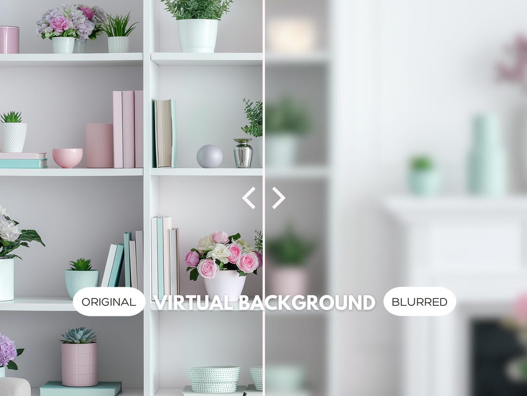 Work From Home, Zoom Background, Teams Background, Bookcase Background ...