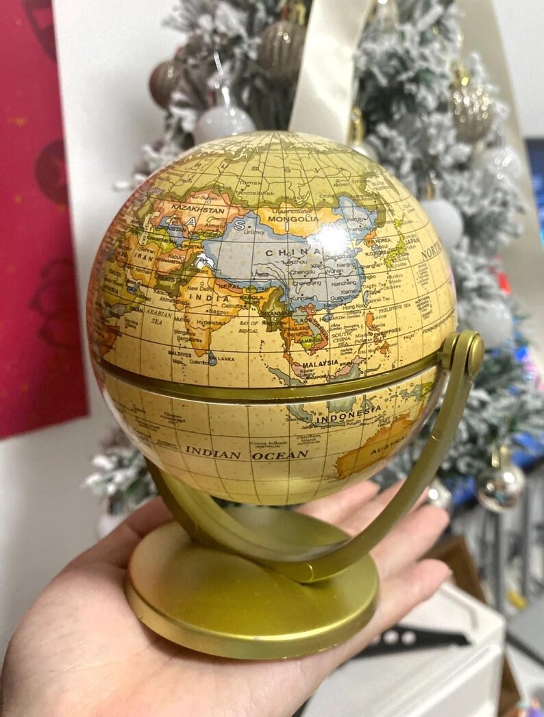 Gimbal Mini Globe World Geography Educational Decor-small Globe Toy ...