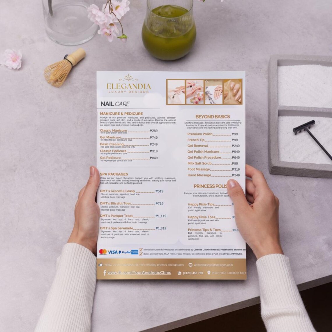 Med Spa Price List Template: DIY Services Menu (canva Editable) - Etsy