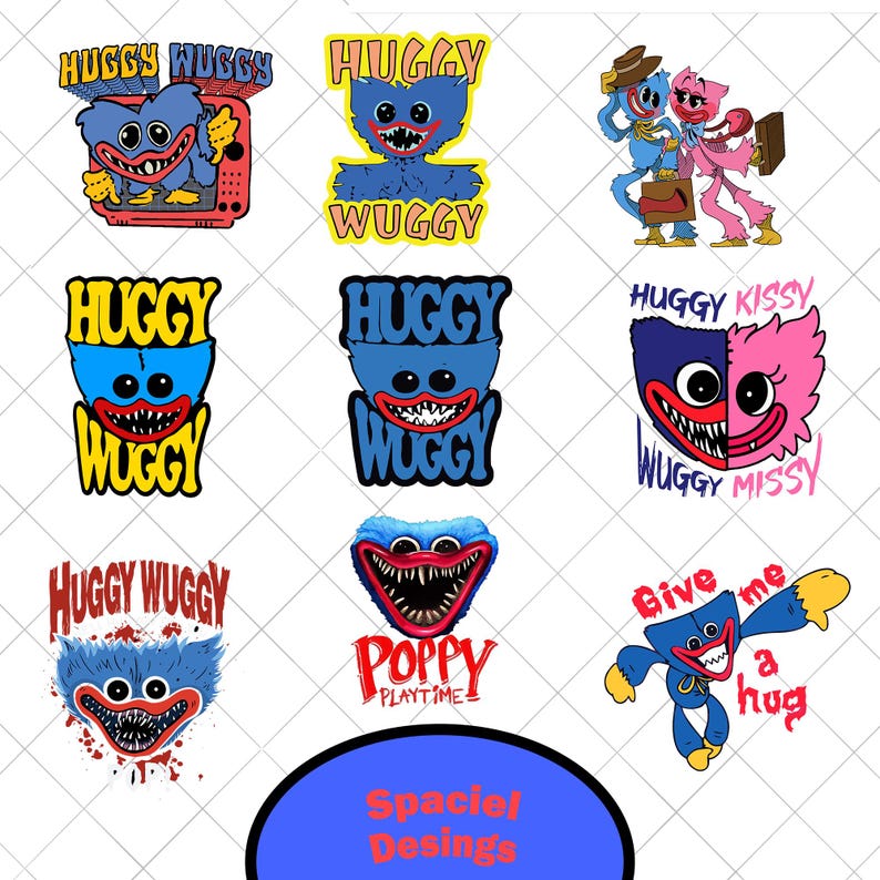 Poppy Playtime Png e Arquivos Svg Poppy Playtime Cupcake Topper Huggy ...