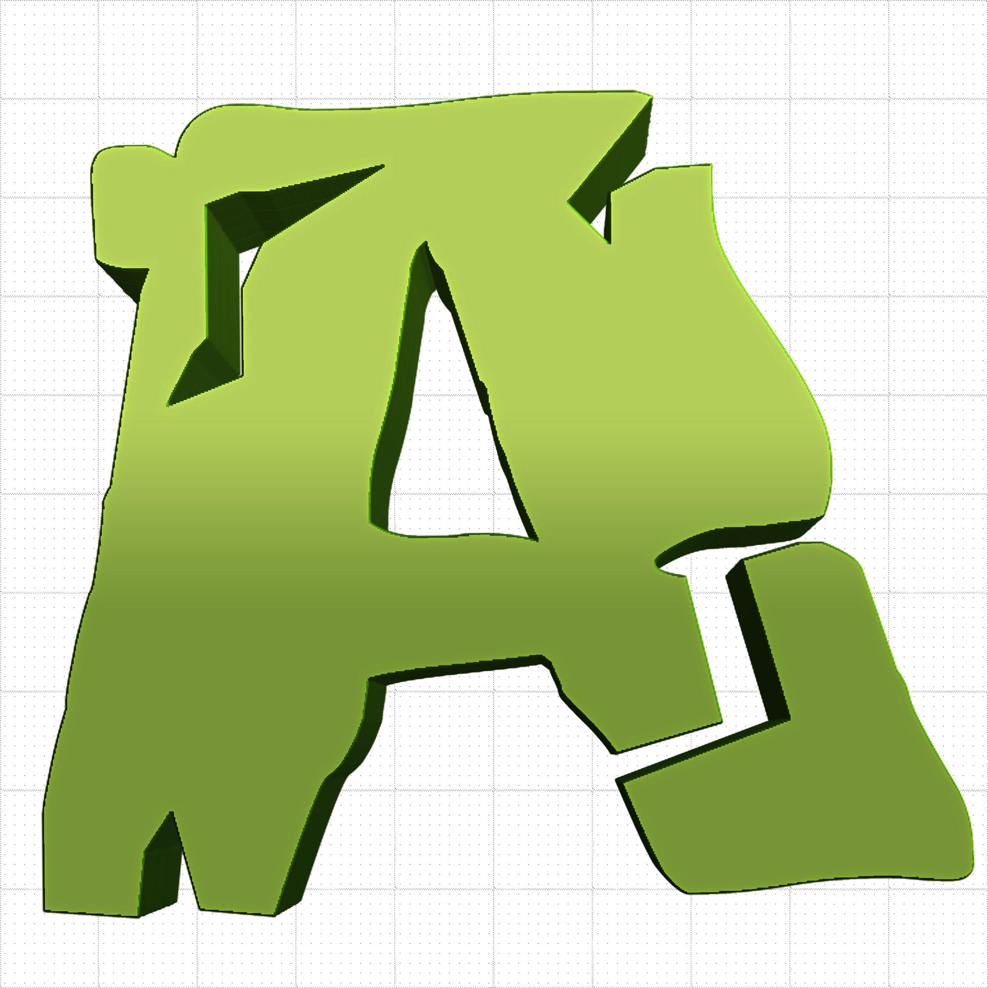 Hulk 3D Font Alphabet, Hulk Avengers Aplhabet, Hulk 3D Clipart Font ...