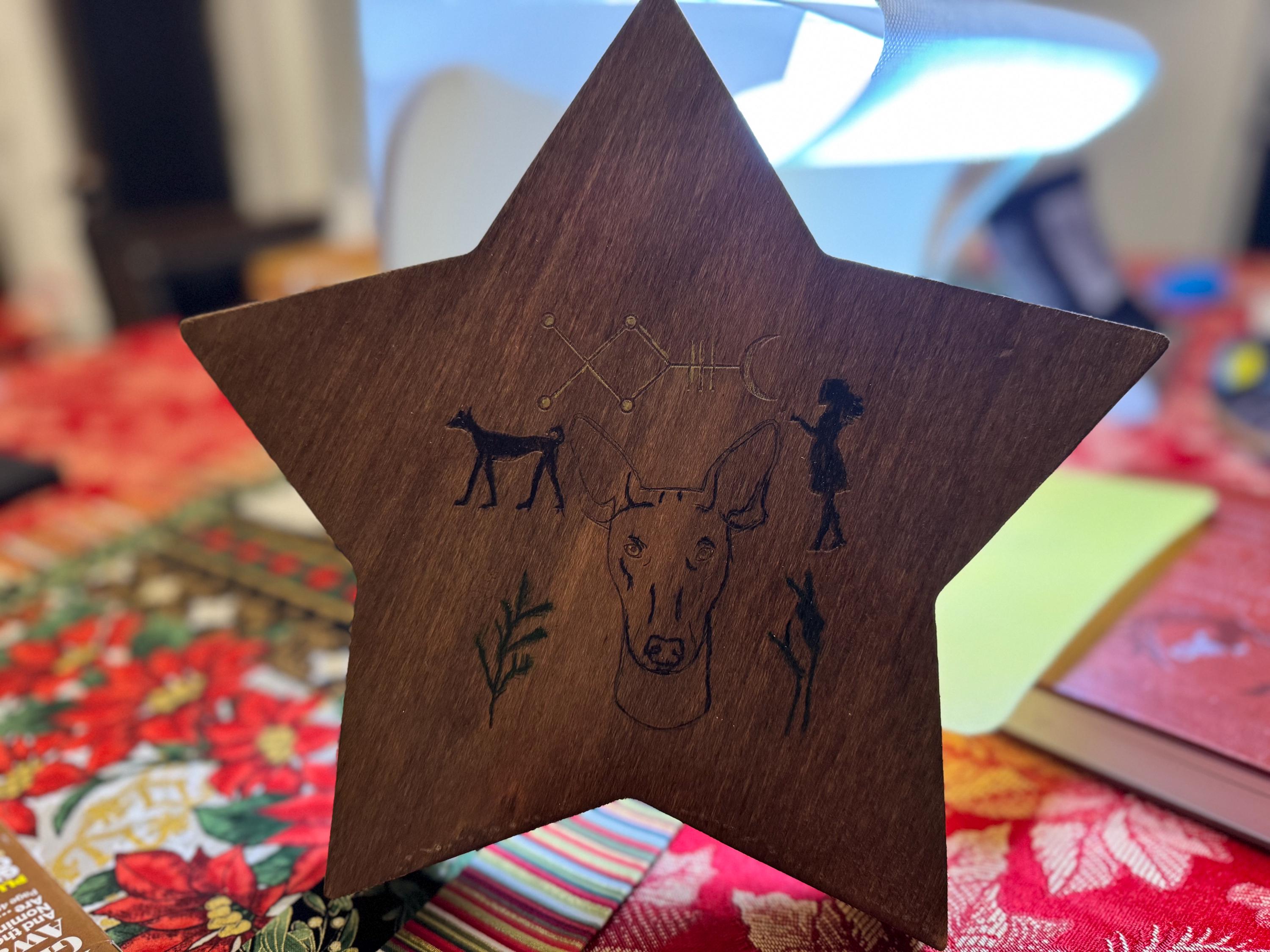 Fixed Star Sirius Wall Hanging Using Traditional Magical Symbols. on ...