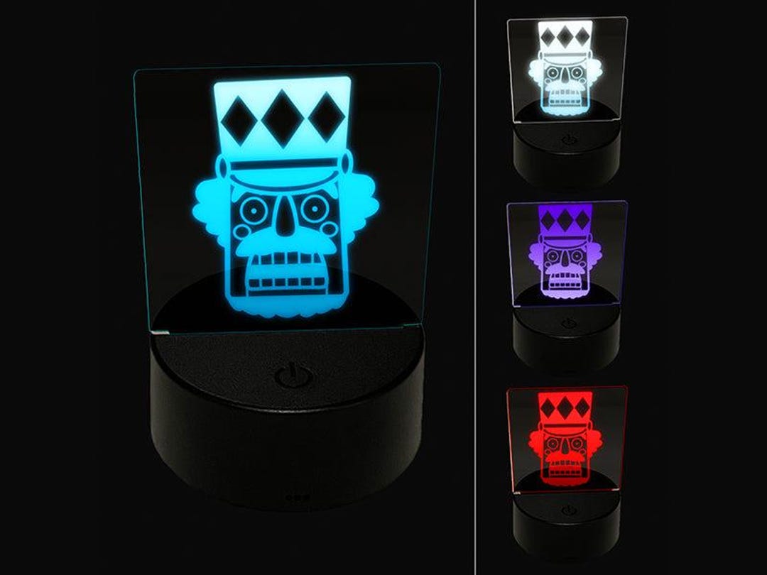 Shocked and Surprised Christmas Nutcracker Face 3D Illusion LED Night ...