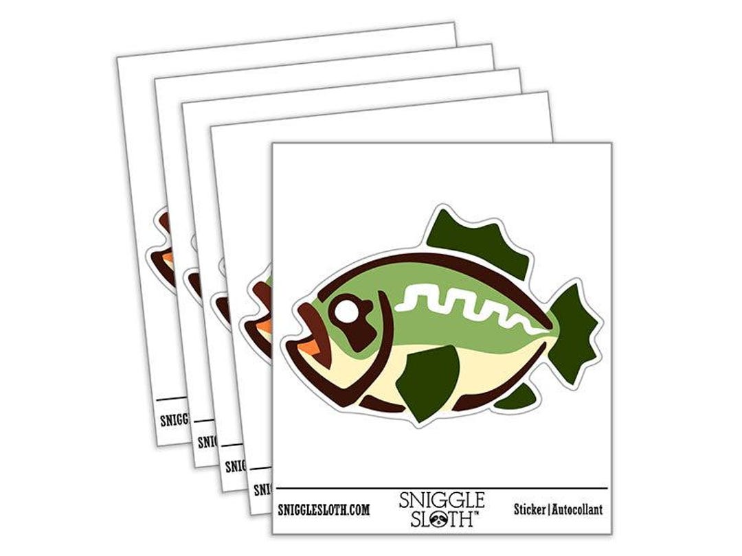 Southwestern Style Tribal Bass Fish Waterproof Vinyl Phone Tablet ...