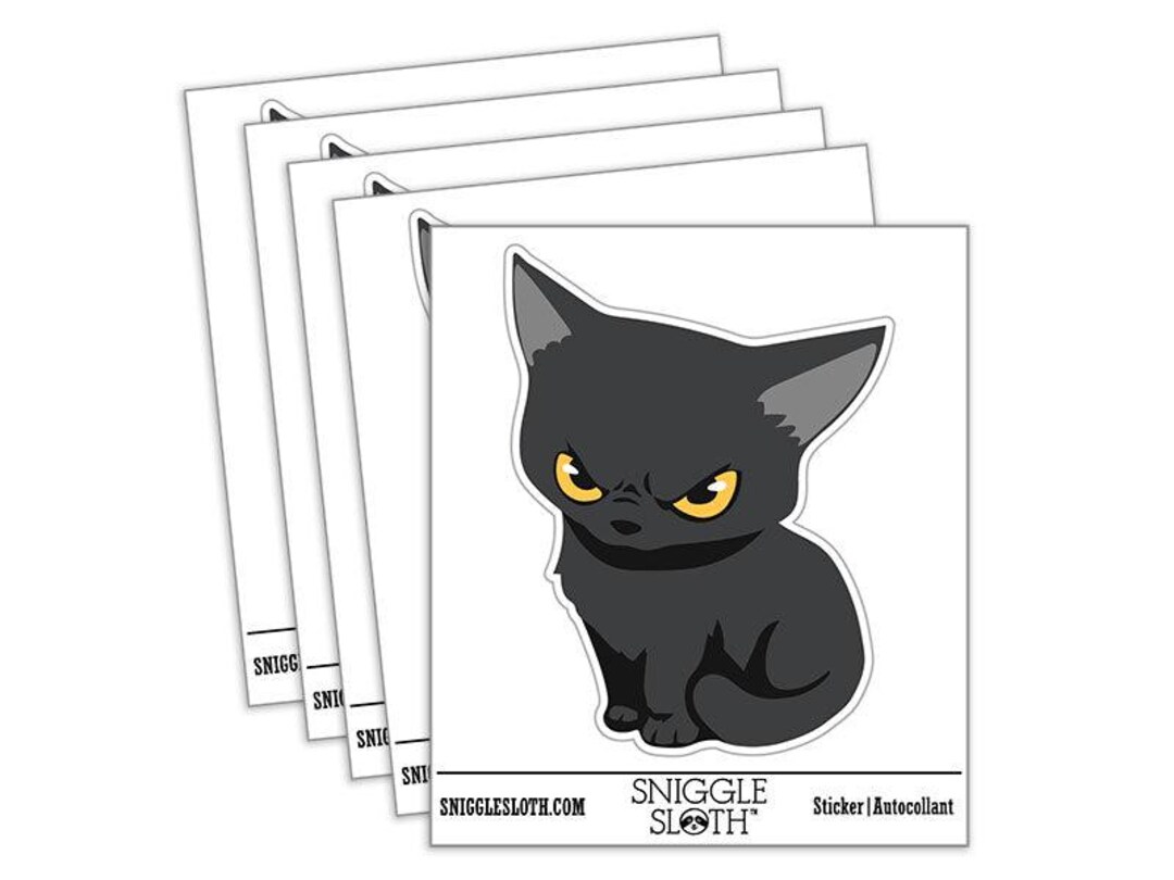 Mischevious Devious Angry Kitten Cat - Etsy