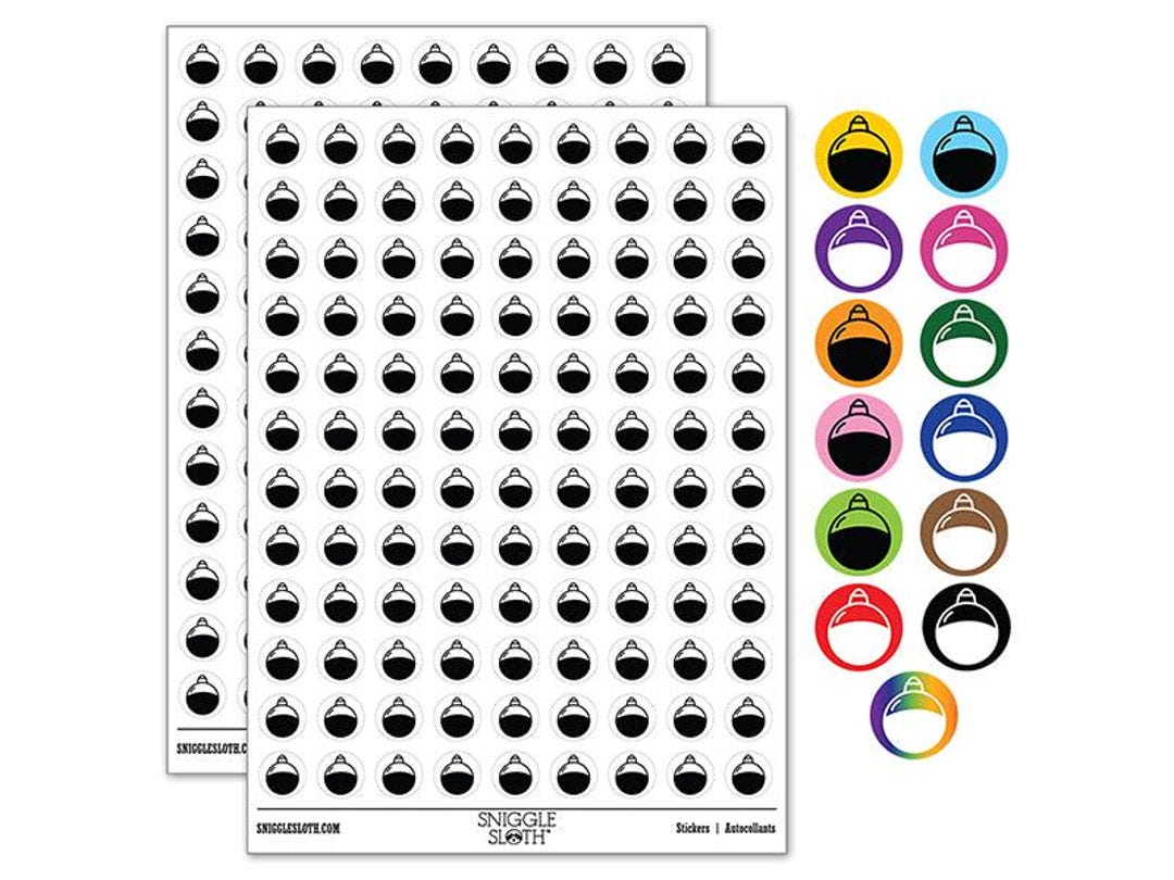 Fishing Float Bobber 200 0.50 Round Stickers - Etsy