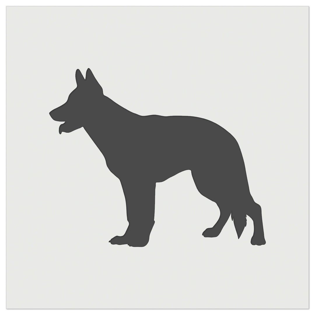 German Shepherd Dog Solid Wall Cookie DIY Craft Reusable Stencil - Etsy