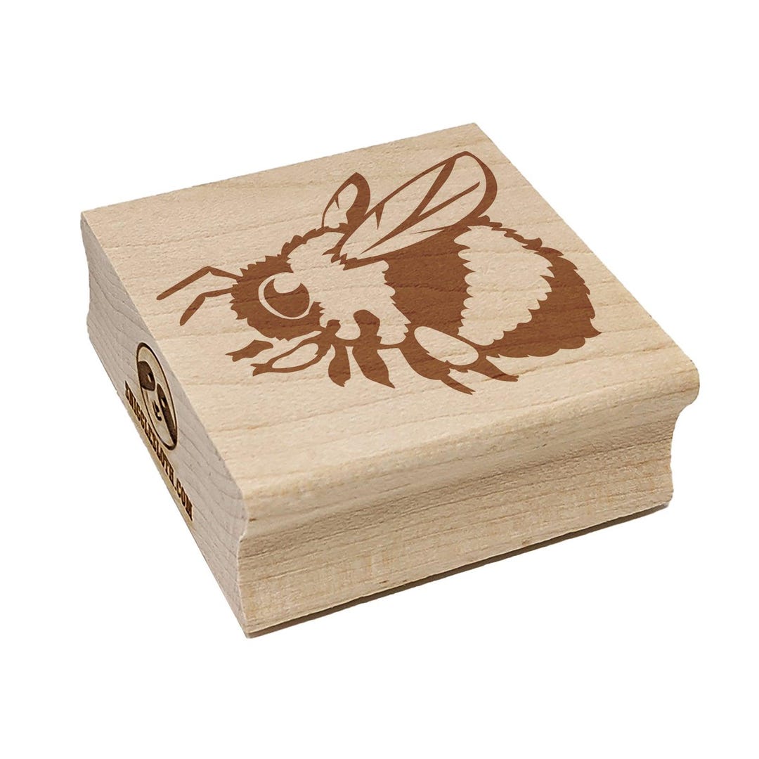 Cute Chubby Bumblebee Bee Insect Square Rubber Stamp for Stamping Crafting - Etsy