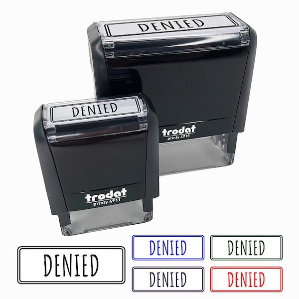 Denied Stamp - Etsy