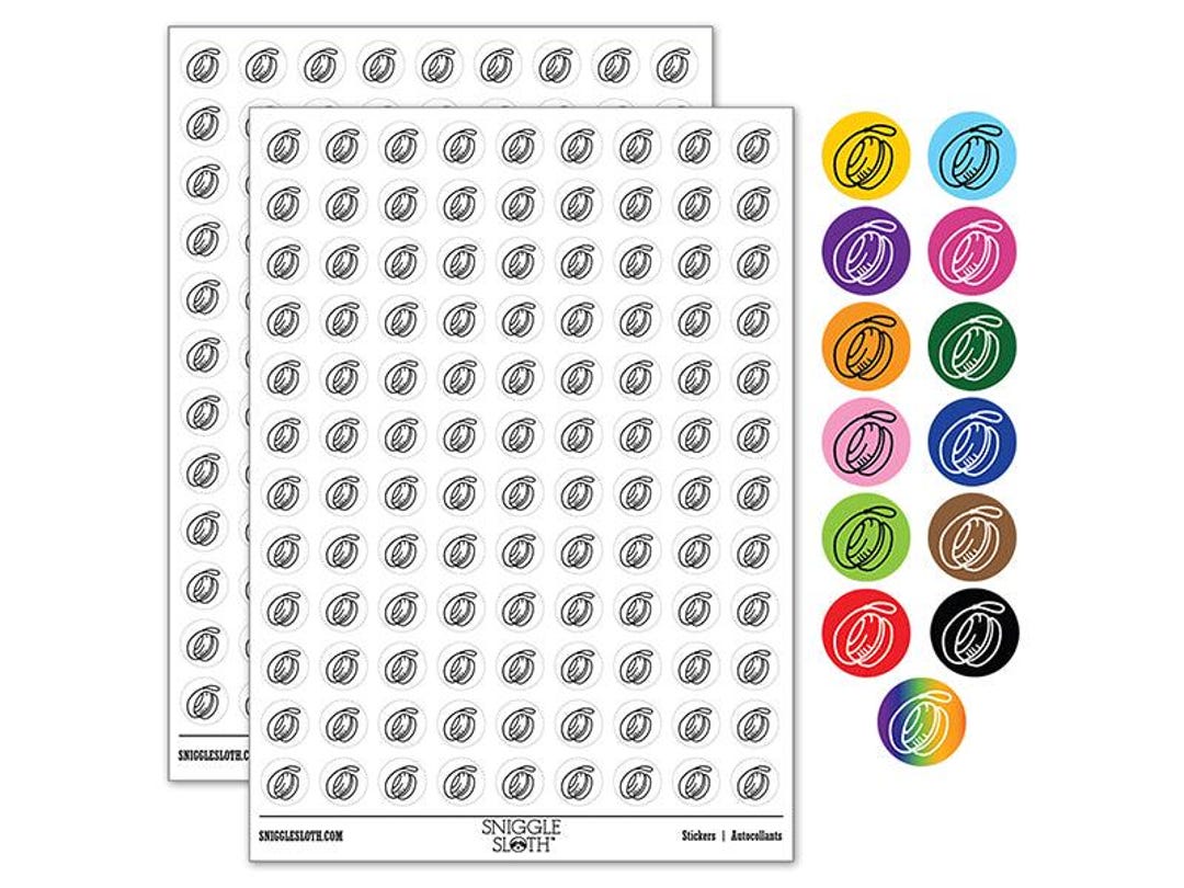 Yo-yo Yoyo Toy 200 0.50 Round Stickers - Etsy