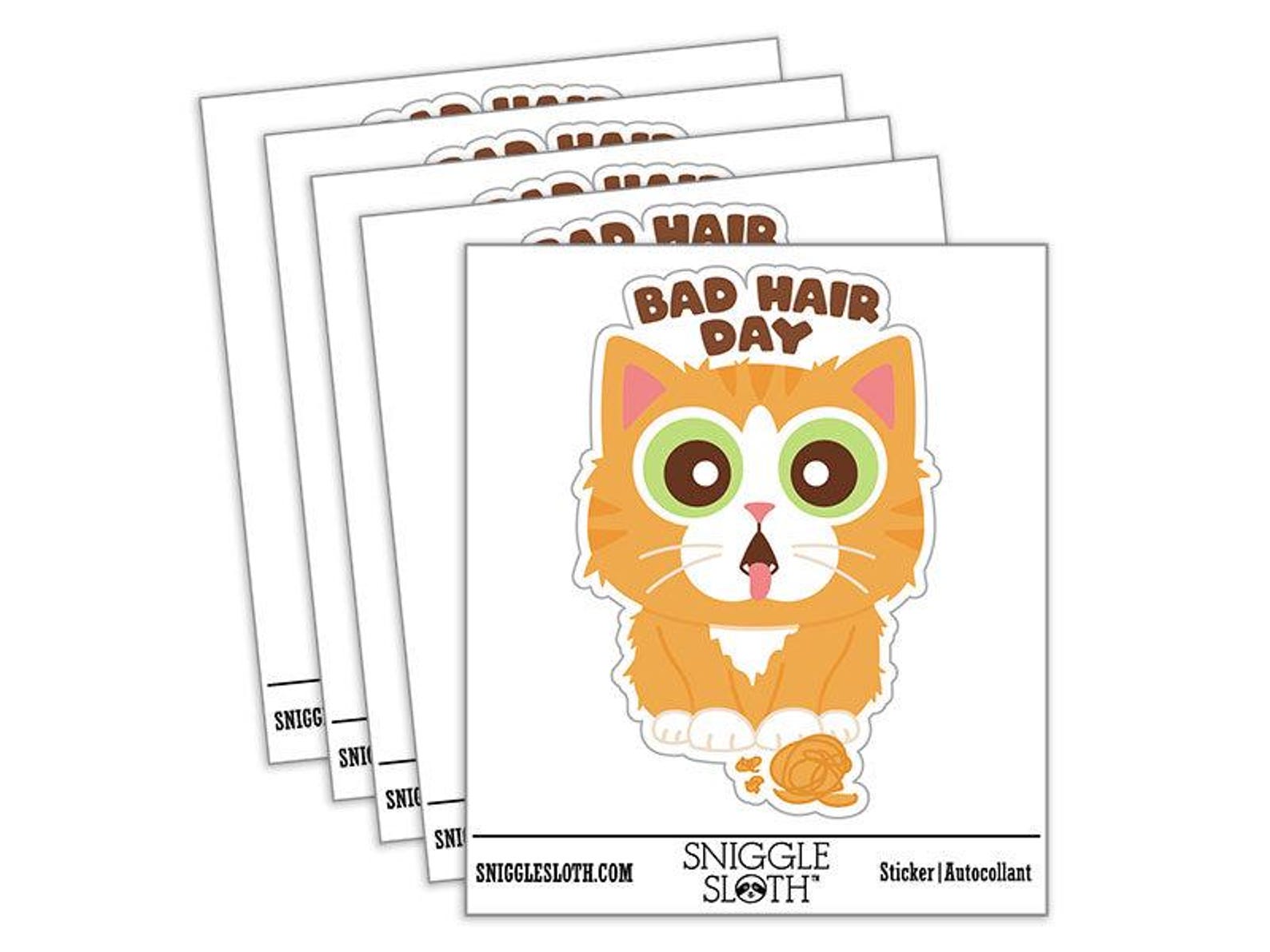 Bad Hair Day Cat Throwing Up - Etsy