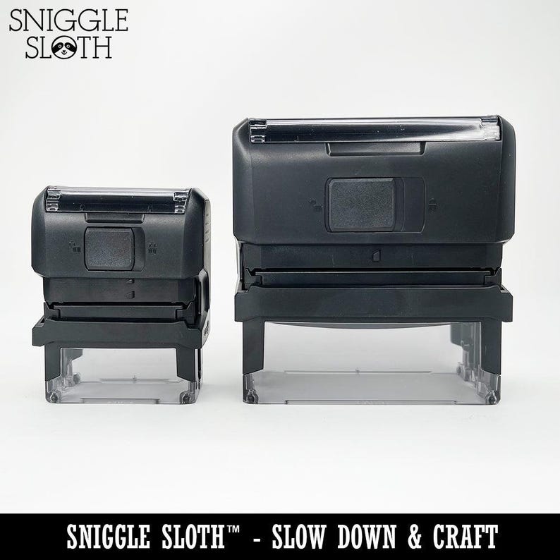 Past Due Double Line Border Billing Payment Self-inking Rubber Stamp ...