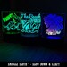 Stegosaurus the Spikey Dinosaur 3D Illusion LED Night Light Sign ...