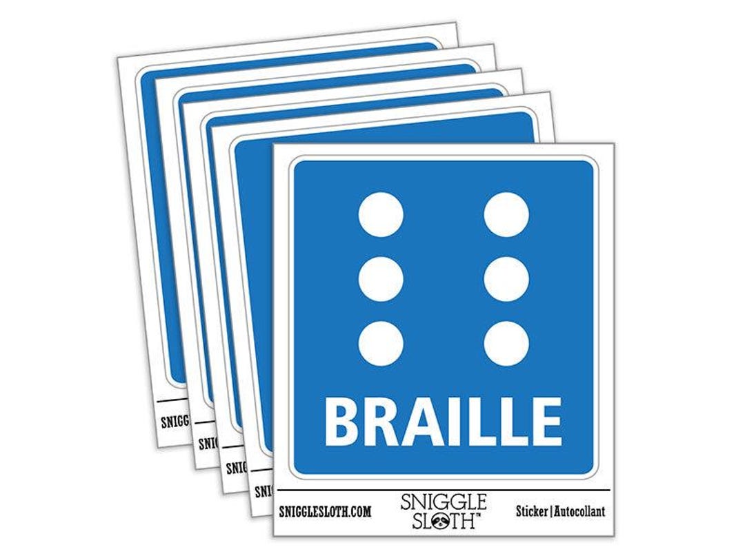 Braille Symbol Blind Visually Impaired Accessibility Disability - Etsy