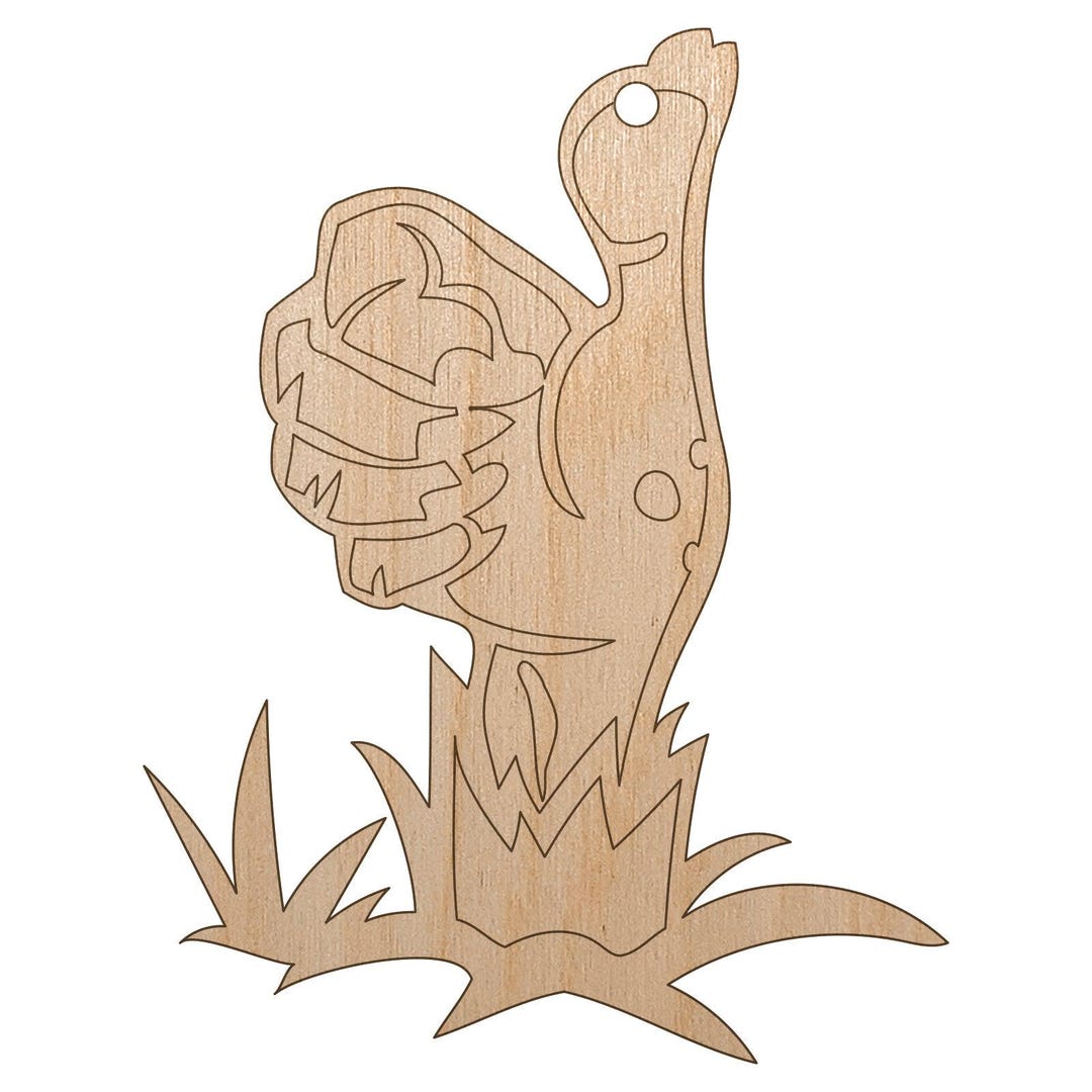 Zombie Hand Thumbs up Halloween Good Job Unfinished Craft Wood Holiday ...