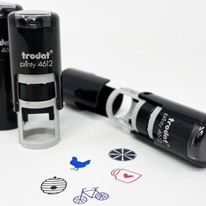 Vegetables Carrot Eggplant Tomato Lettuce 1/2" Self-inking Rubber Stamp Ink Stamper - Etsy