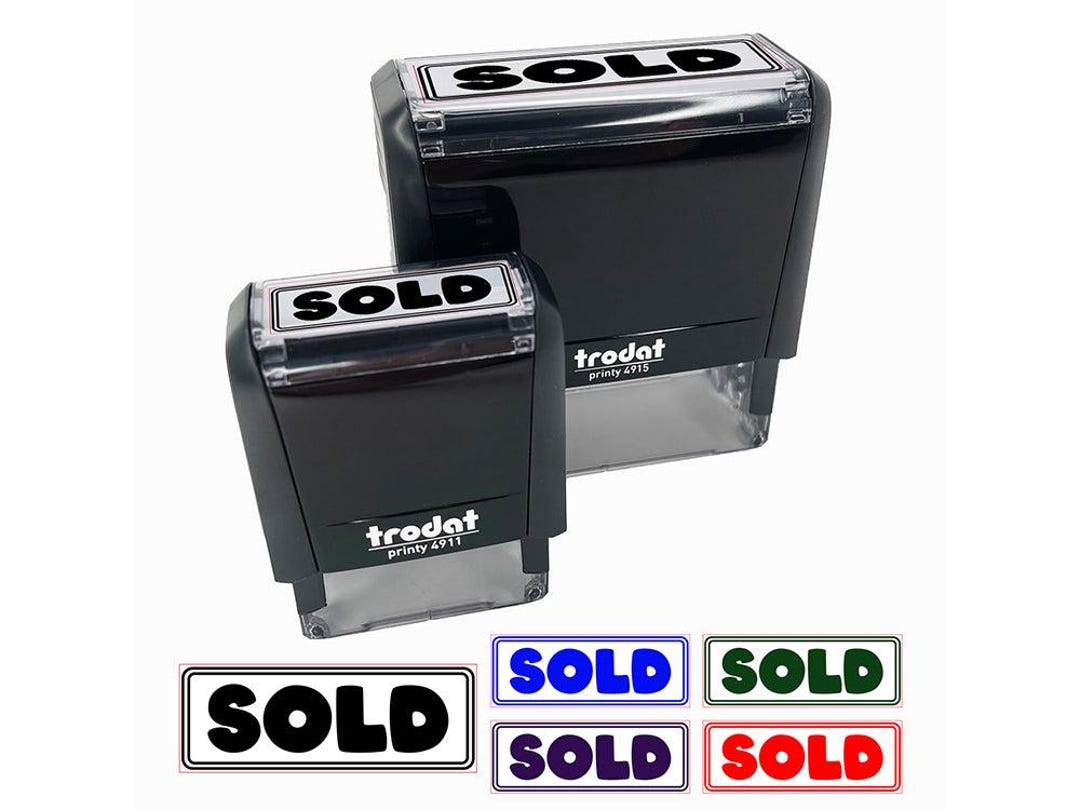 Sold Bold Self-inking Rubber Stamp Ink Stamper for Business Office - Etsy
