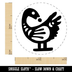 Sankofa African Adinkra Bird Symbol Reflection Rubber Stamp for ...