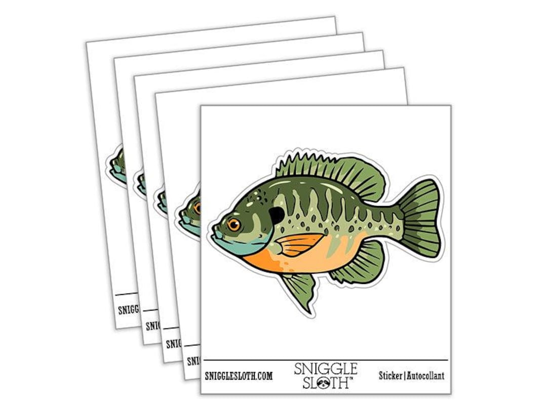 Bluegill Freshwater Fish Bream Copper Nose Waterproof Vinyl Phone ...
