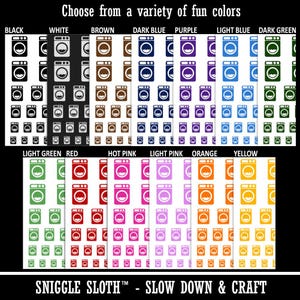 Washing Machine Laundry Temporary Tattoo Water Resistant Fake Body Art ...