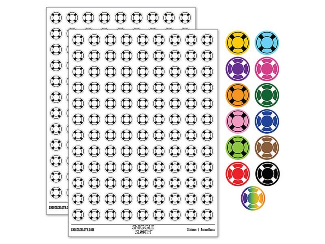 Nautical Lifesaver 200+ 0.50 Inch Round Stickers - Etsy