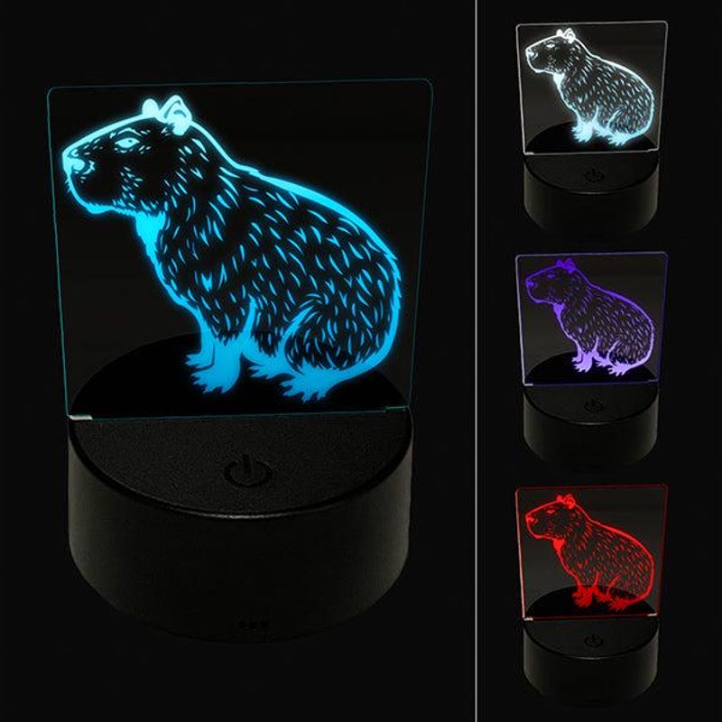 Capybara Night Lights - Etsy