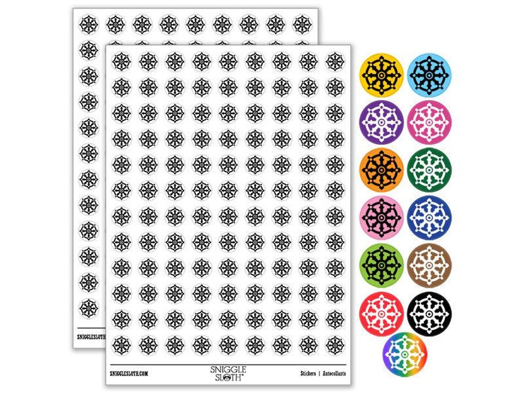 Dharma Wheel of Law Buddhism Hinduism Religion Dharmachakra Round ...