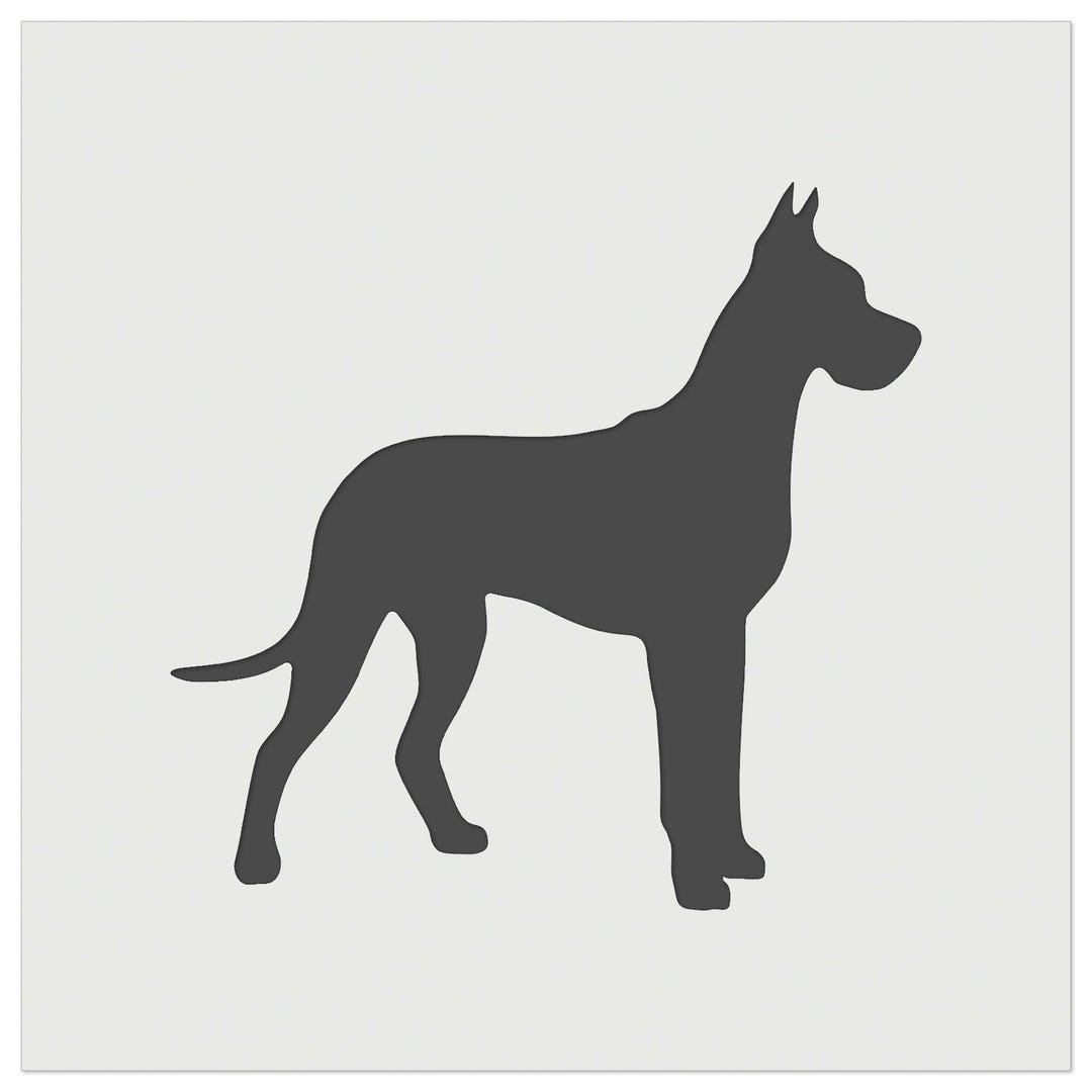Great Dane Dog Solid Wall Cookie DIY Craft Reusable Stencil - Etsy