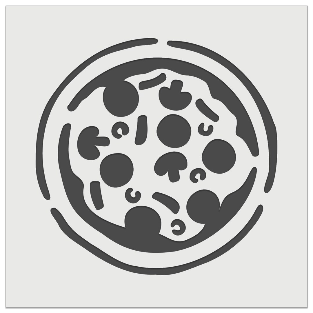 Pizza Pie Tasty Wall Cookie DIY Craft Reusable Stencil - Etsy