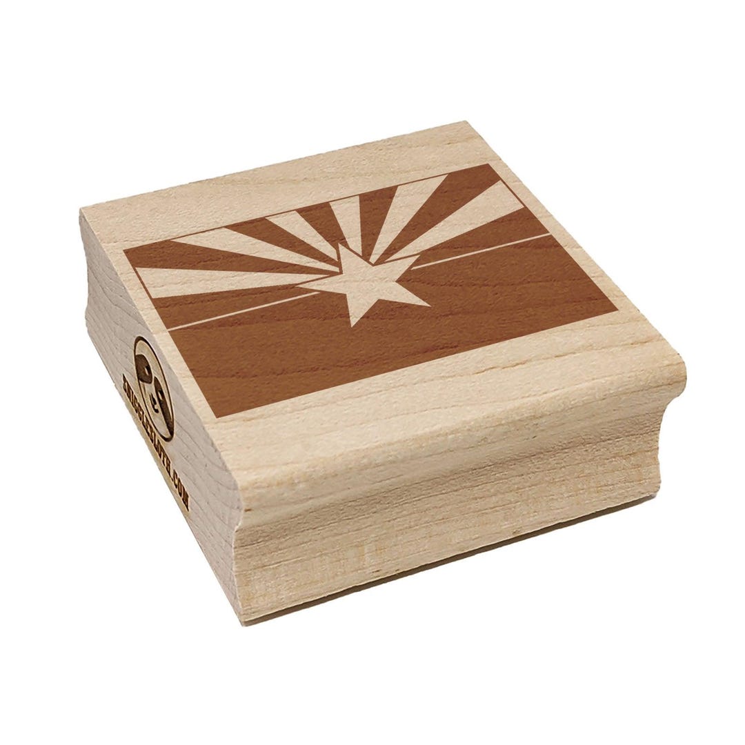 Arizona State Flag Square Rubber Stamp for Stamping Crafting - Etsy