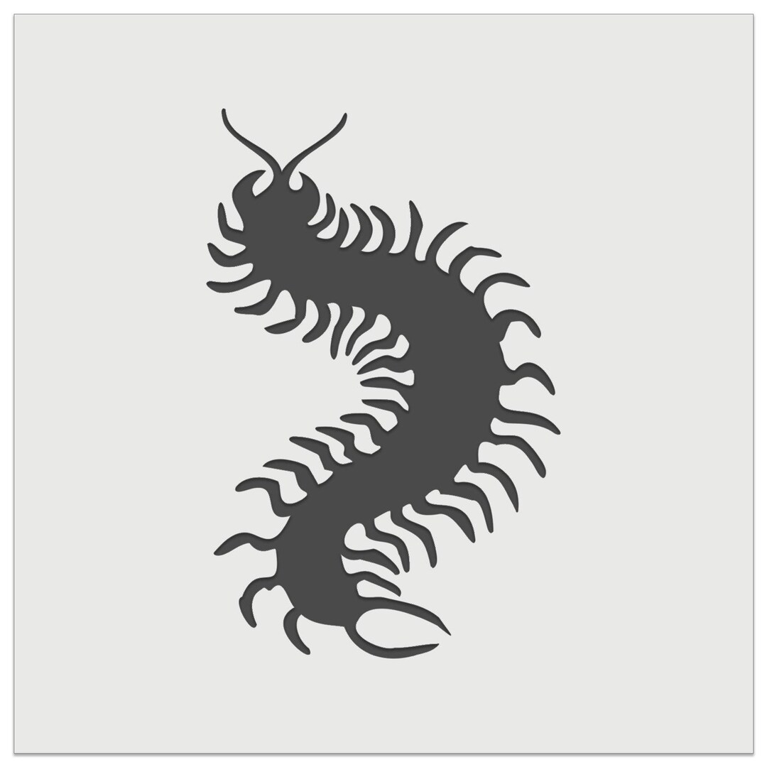 Creepy Crawley Centipede Bug Wall Cookie DIY Craft Reusable Stencil - Etsy