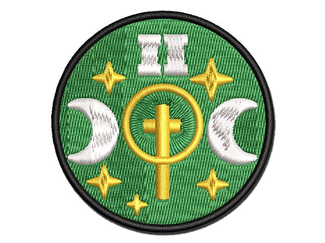 The High Priestess Tarot Card Multi-color Embroidered Iron-on or Hook ...