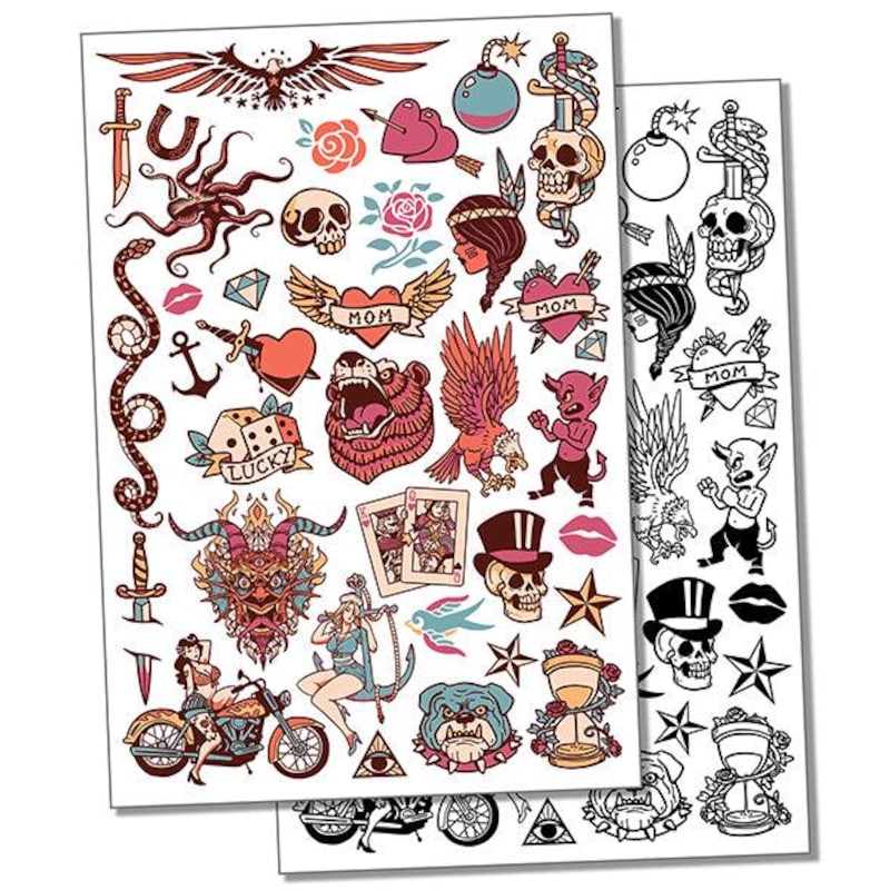 Rub on Tattoos - Etsy