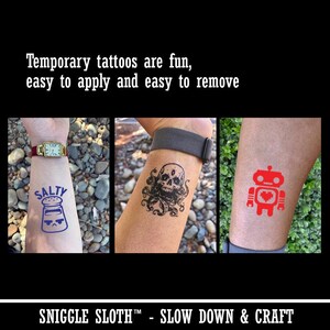 X-ray Tetra Skeleton Fish Temporary Tattoo Water Resistant Fake Body ...