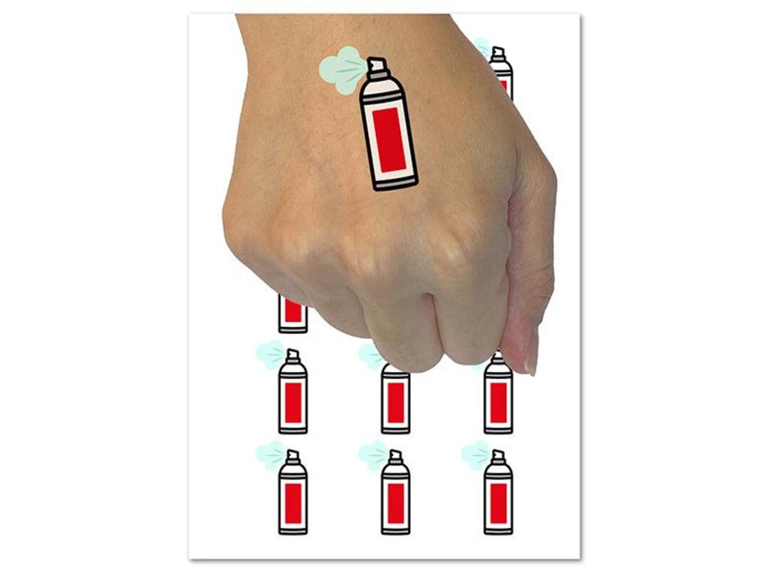 Aerosol Can Spray Paint Hair Spray Temporary Tattoo Water Resistant ...