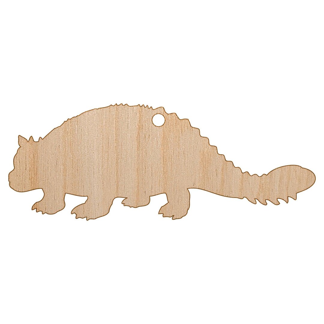Ankylosaurus Dinosaur Solid Unfinished Craft Wood Holiday Christmas ...