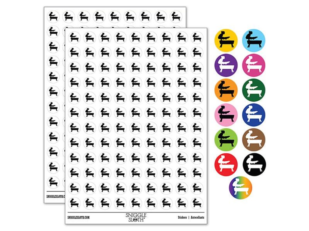 Gymnastics Gymnast Vault Solid 200+ 0.50 Inch Round Stickers - Etsy