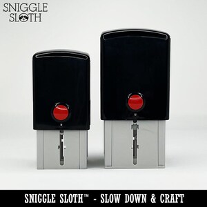 Triceratops and T-rex Dinosaurs Fighting Self-inking Rubber Stamp Ink ...