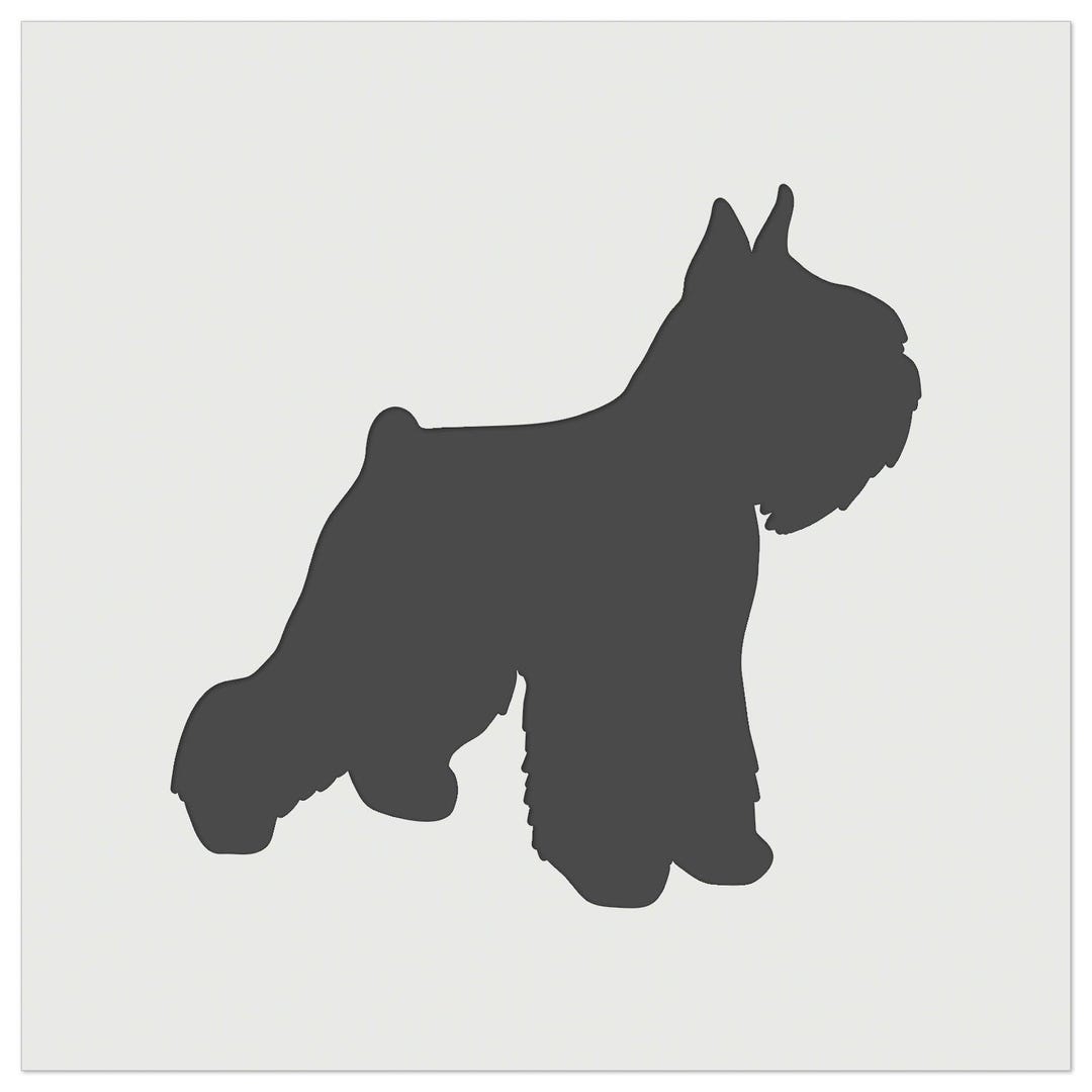 Miniature Schnauzer Dog Solid Wall Cookie DIY Craft Reusable Stencil - Etsy