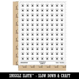 Mouth Agape Shocked Face 200 0.50 Round Stickers - Etsy
