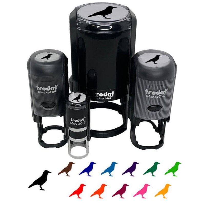 Crow Rubber Stamp - Etsy