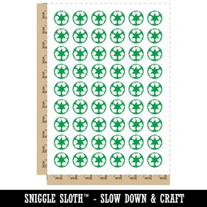 Recycle Symbol Solid Temporary Tattoo Water Resistant Fake Body Art Set ...