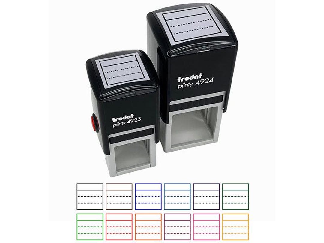 Journaling Framework Block Self-inking Rubber Stamp Ink Stamper - Etsy