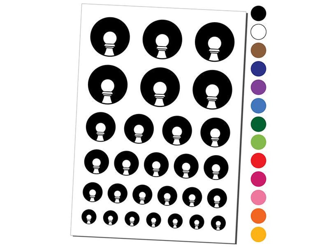Chess Piece White Pawn Temporary Tattoo Water Resistant Fake Body Art ...