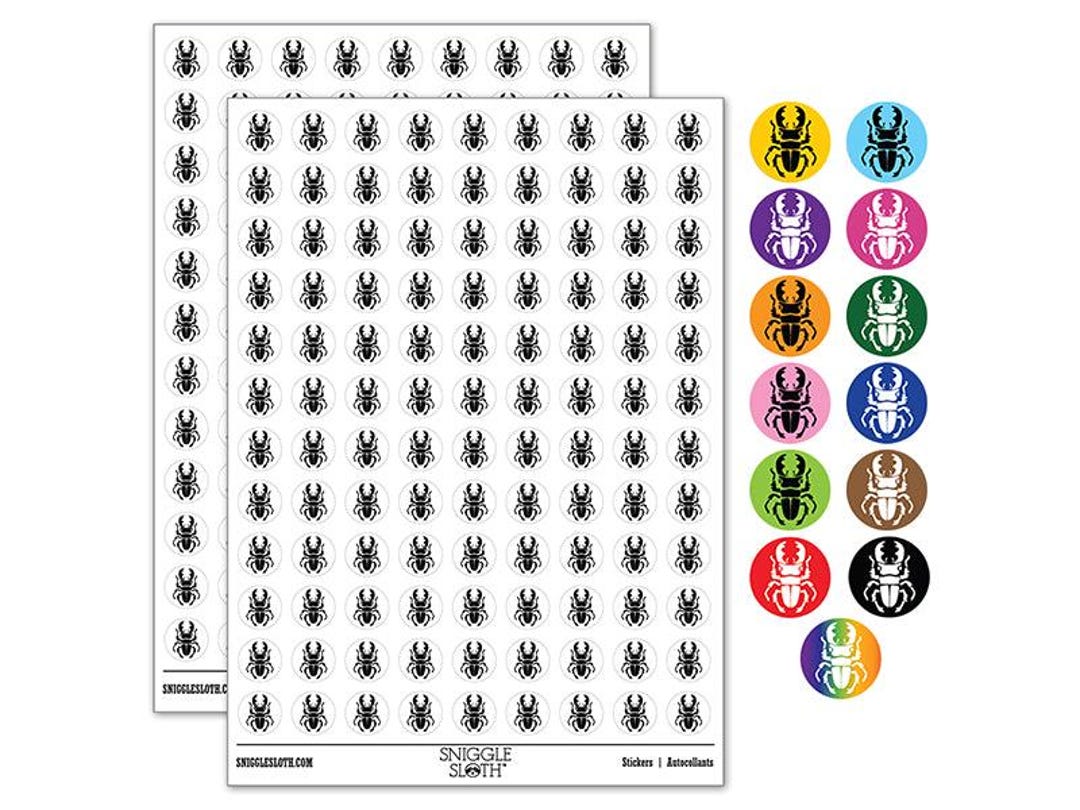 Stag Beetle 200+ 0.50 Inch Round Stickers - Etsy