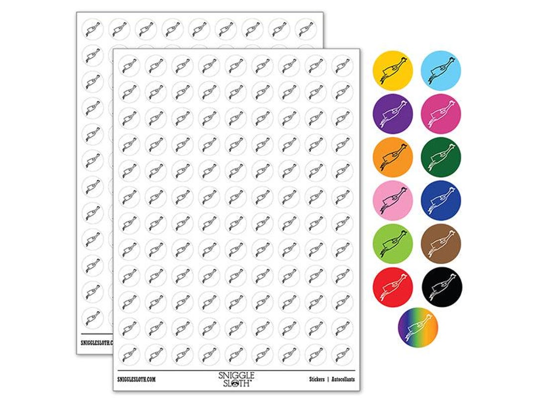 Silly Rubber Chicken 200+ 0.50 Inch Round Stickers - Etsy