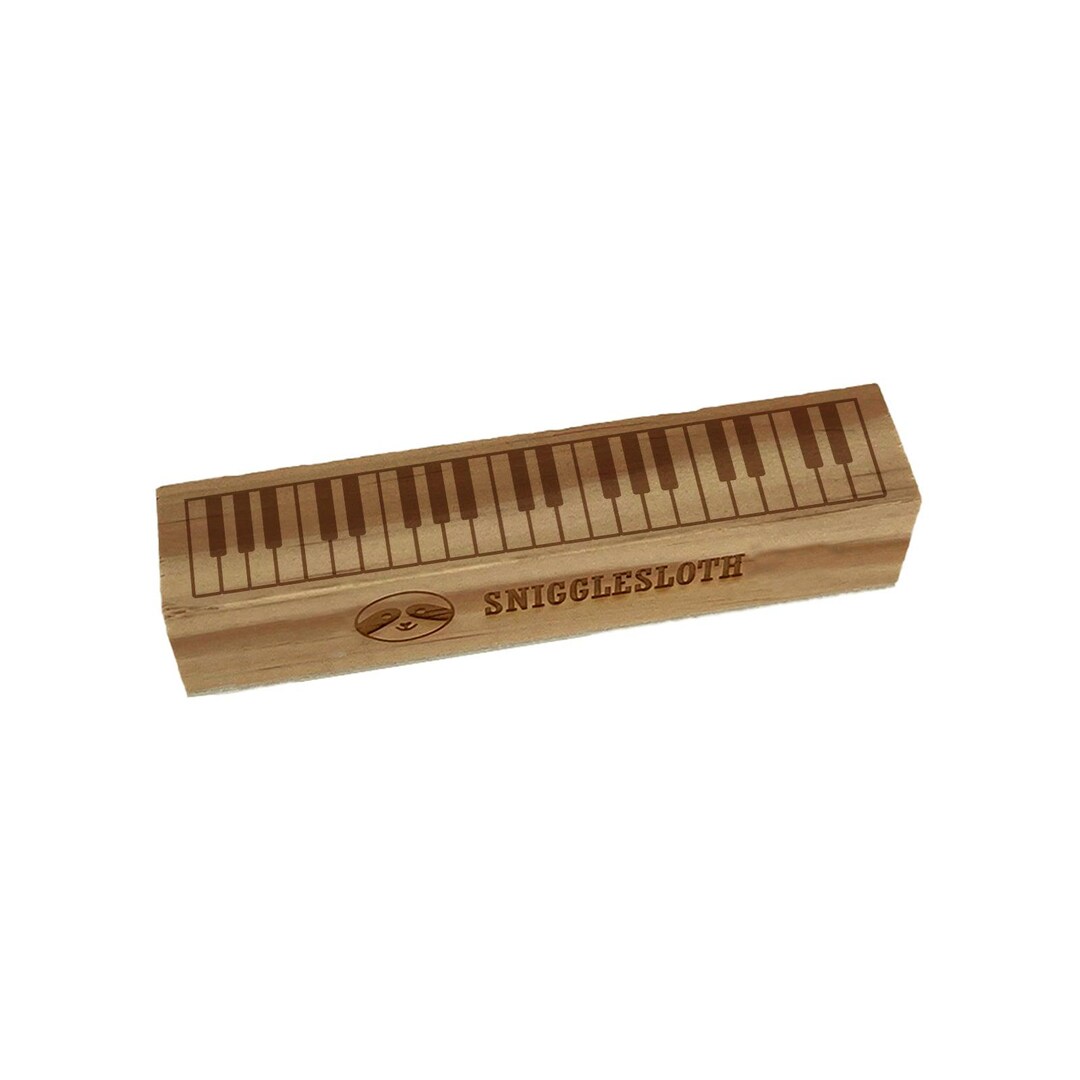 Piano Keys Border Rectangle Rubber Stamp for Stamping Crafting - Etsy