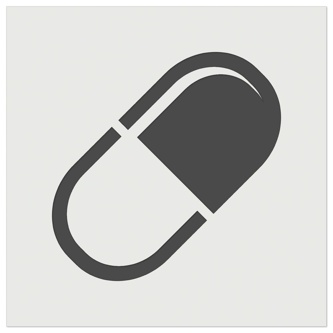 Pill Medicine Wall Cookie DIY Craft Reusable Stencil - Etsy
