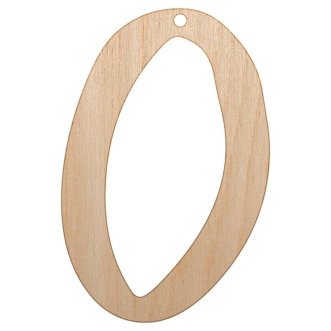 Number 0 Zero Felt Marker Font Unfinished Craft Wood Holiday Christmas ...