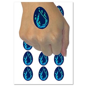 Water Drop Droplet Temporary Tattoo Water Resistant Fake Body Art Set ...